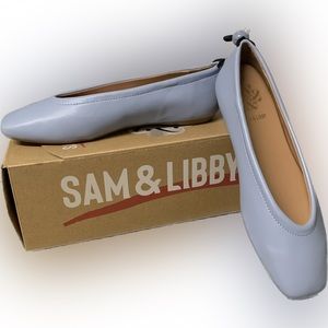 Sam & Libby | Shoes | Sam Libby Birdie Ballet Flats Size 8 Light Blue | Poshmark
